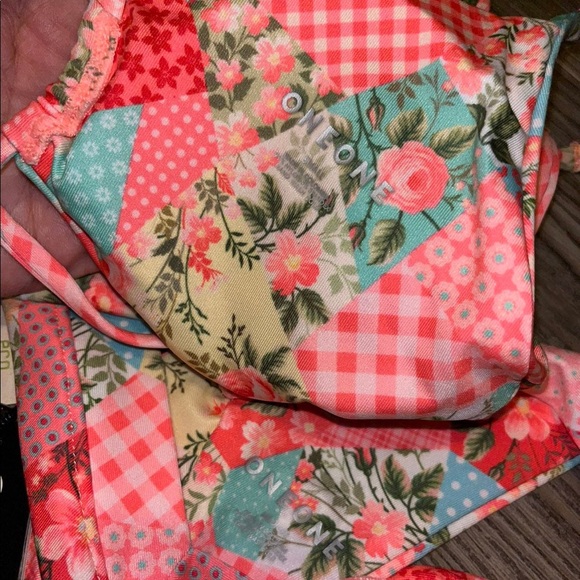 one one swim | Swim | One One Patchwork Bikini | Poshmark